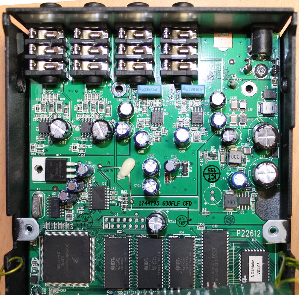 MIDI module for TC Electronic Nova Delay ND-1 guitar pedal